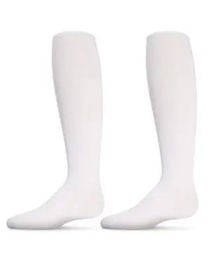 MEMOI Essentials Nylon Tights 2-pair Pack - White