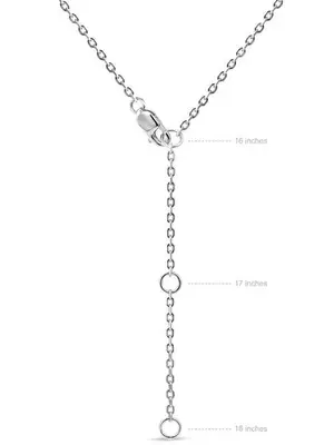 DEVATA Contour-lined Dome Pendant Necklace