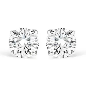 HAUS OF BRILLIANCE 14k Gold 1.0cttw Lab Grown Diamond Stud Earrings - White