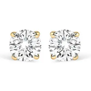 HAUS OF BRILLIANCE 14k Gold 1.0cttw Lab Grown Diamond Stud Earrings - Yellow