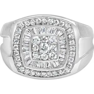 HAUS OF BRILLIANCE 14k Gold Diamond Band Ring - White