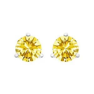 HAUS OF BRILLIANCE 14k Gold 1.5cttw Lab Grown Diamond Stud Earrings - White