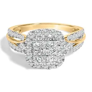 HAUS OF BRILLIANCE 10k Gold 1.0 Cttw Diamond Ring - Yellow