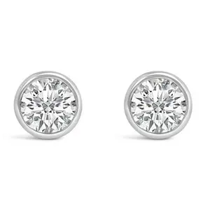 HAUS OF BRILLIANCE 14k Gold 2.0 Ct Lab Grown Diamond Stud Earrings - White