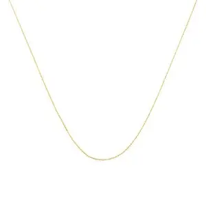 HAUS OF BRILLIANCE 10k Gold Fine Rope Chain Necklace - Yellow