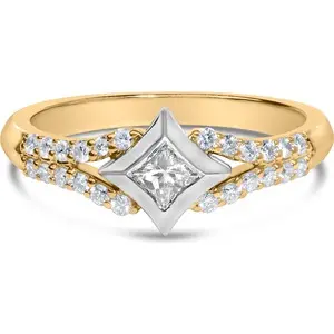 HAUS OF BRILLIANCE 10k Gold 1/2 Cttw Diamond Ring - Yellow