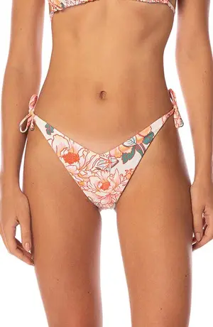 MAAJI Japanese Summer Sun Reversible Bikini Bottom - Open Beige