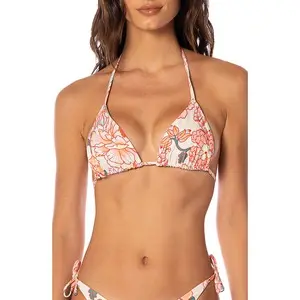 MAAJI Balmy Reversible Bikini Top - Coral Floral