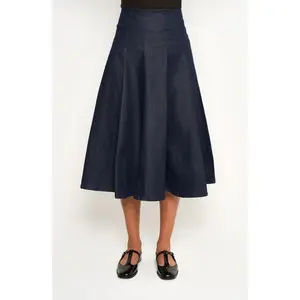 THE LULO PROJECT A-line Denim Skirt