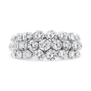 HAUS OF BRILLIANCE 10k White Gold 2 1/2cttw Diamond Band Ring
