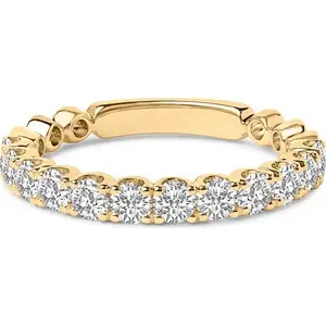 HAUS OF BRILLIANCE 14k Gold 1.00 Cttw Round Diamond Wedding Band - Yellow