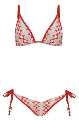 MAAJI Geomatrix Dreamscape Reversible Side Tie Bikini Bottom