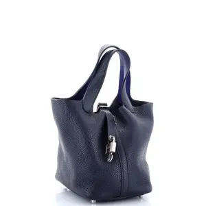 HERMES Picotin Lock Bucket Bag Clemence With Swift Pm