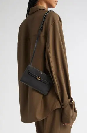TOTEME Belted Leather Crossbody Bag