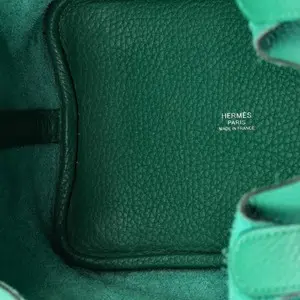 Hermès Picotin Lock Bag Clemence Pm - Green