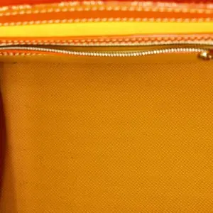 Goyard Saigon Top Handle Bag Coated Canvas With Leather Pm - Orange