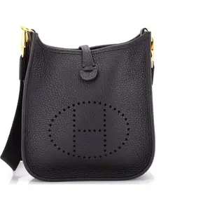 Hermès Evelyne Bag Gen Iii Clemence Tpm - Noir