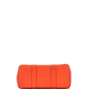 Hermès Garden Party Tote Toile And Leather 30 - Red