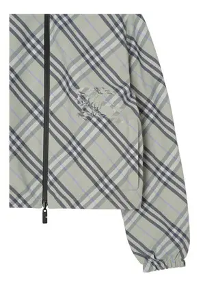 Burberry Cropped Reversible Check Jacket