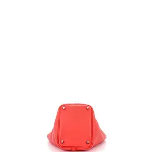 Hermès Picotin Lock Bag Clemence Pm - Red
