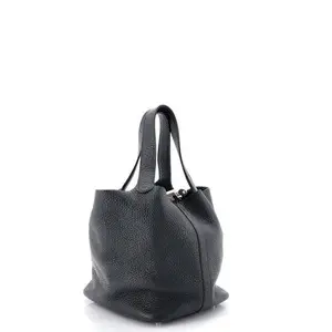 Hermès Picotin Lock Bag Clemence Mm - Vert Fonce