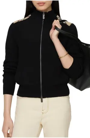 Burberry Zip Up Knitwear For Women
