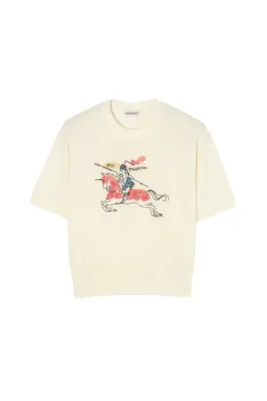 Burberry Cross-stitch Ekd Wool Top