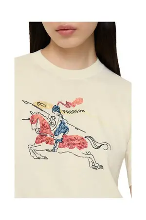 Burberry Cross-stitch Ekd Wool Top