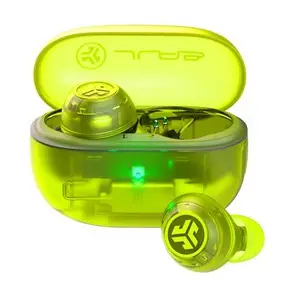JLAB Go Pop Anc True Wireless Earbuds - Neon Transparent Green