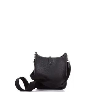 Hermès Evelyne Bag Gen Iii Clemence Tpm - Black