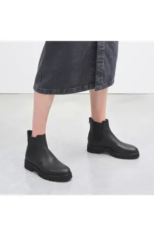 Agl Goldie Beatle Ankle Boots - Nero