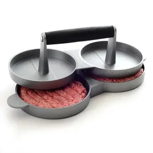 NORPRO Nonstick Cast Aluminum Double Hamburger Press