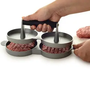 NORPRO Nonstick Cast Aluminum Double Hamburger Press