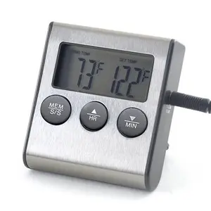 NORPRO Digital Probe Thermometer/timer - Silver