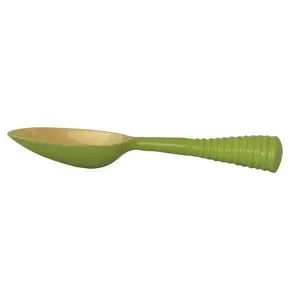 STORIED HOME Scoop With Ribbed Handle - Green