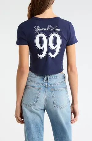 PACSUN Queens Village Graphic Baby Tee