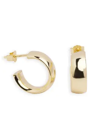 Argento Vivo Huggie Hoop Earrings - Gold