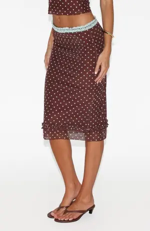 TIGER MIST Amara Polka Dot Skirt