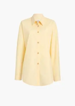Khaite Goya Top - Pale Yellow