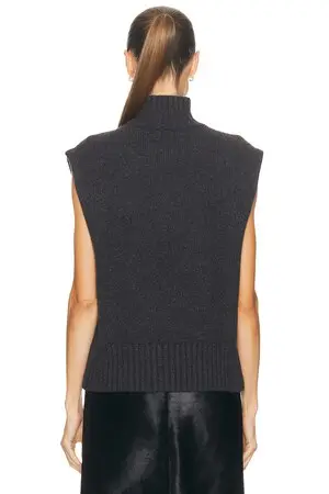 EAVES Lynnda Knit Mock Neck Shell