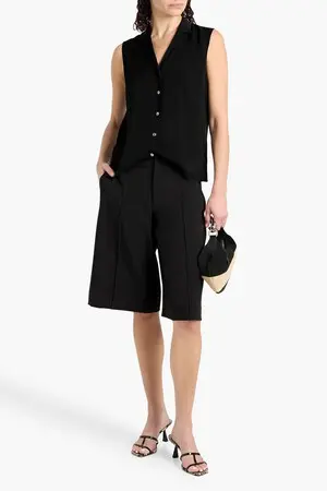 Theory Silk Crepe De Chine Top