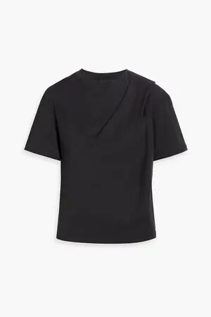 Theory Draped Supima Cotton-jersey T-shirt