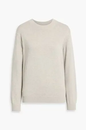 Theory Cotton And Cashmere-blend Sweater