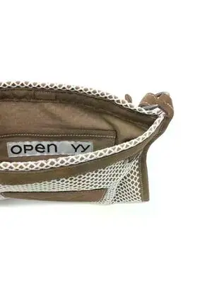 OPEN YY Mesh Cross Body Bag - Brown