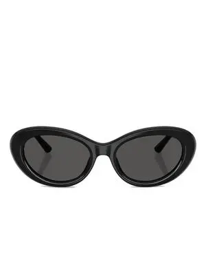 Dolce & Gabbana Oval-frame Sunglasses - Black