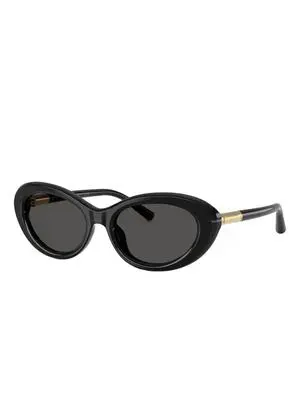 Dolce & Gabbana Oval-frame Sunglasses - Black