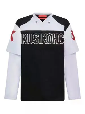 KUSIKOHC Baseball Polo Shirt - Black