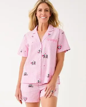LILLY PULITZER Mari Pajama Button-up Shirt