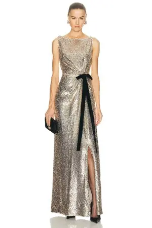 Simkhai Felicity Gown - Gold Multi