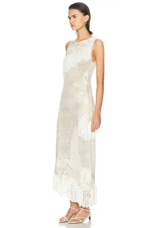HEIRLOME Maureen Dress Crochet Lace Maxi